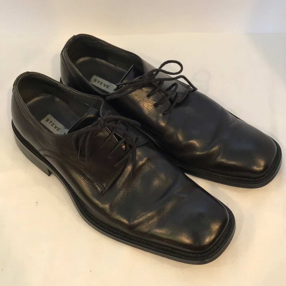 Steve Madden Stealth Leather Upper - Square Toe - Gem